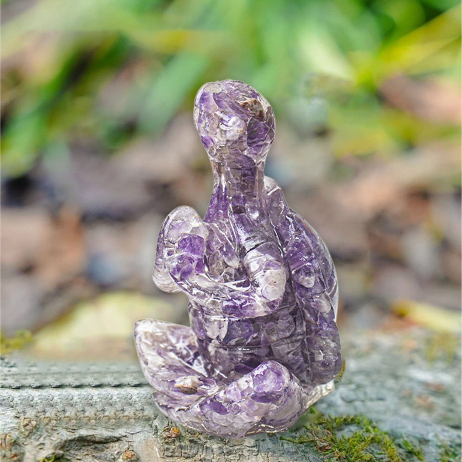 TerraHaven Resin Turtle Garden Ornament, Waterproof Fade-Resistant ...