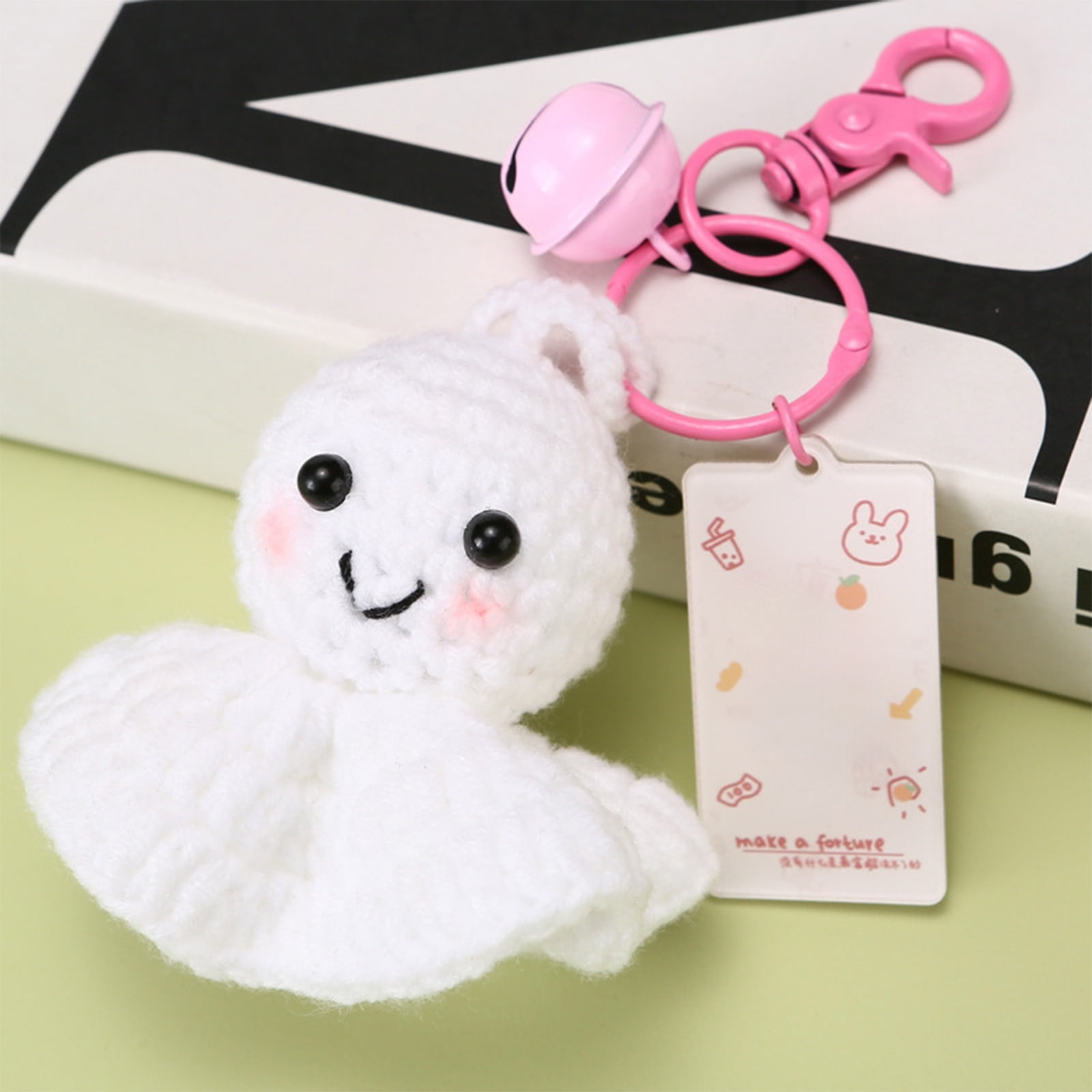 LuxeLiving Wool Handmade Crochet Keychain, Cute Sunny Doll Potato ...