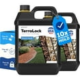 TerraLock Mulch Glue for Landscaping, 2 Gallon Rock Glue. Easy Spray ...