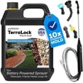 TerraLock Mulch Glue for Landscaping,Rock Glue. Easy Spray, Easy Hold ...