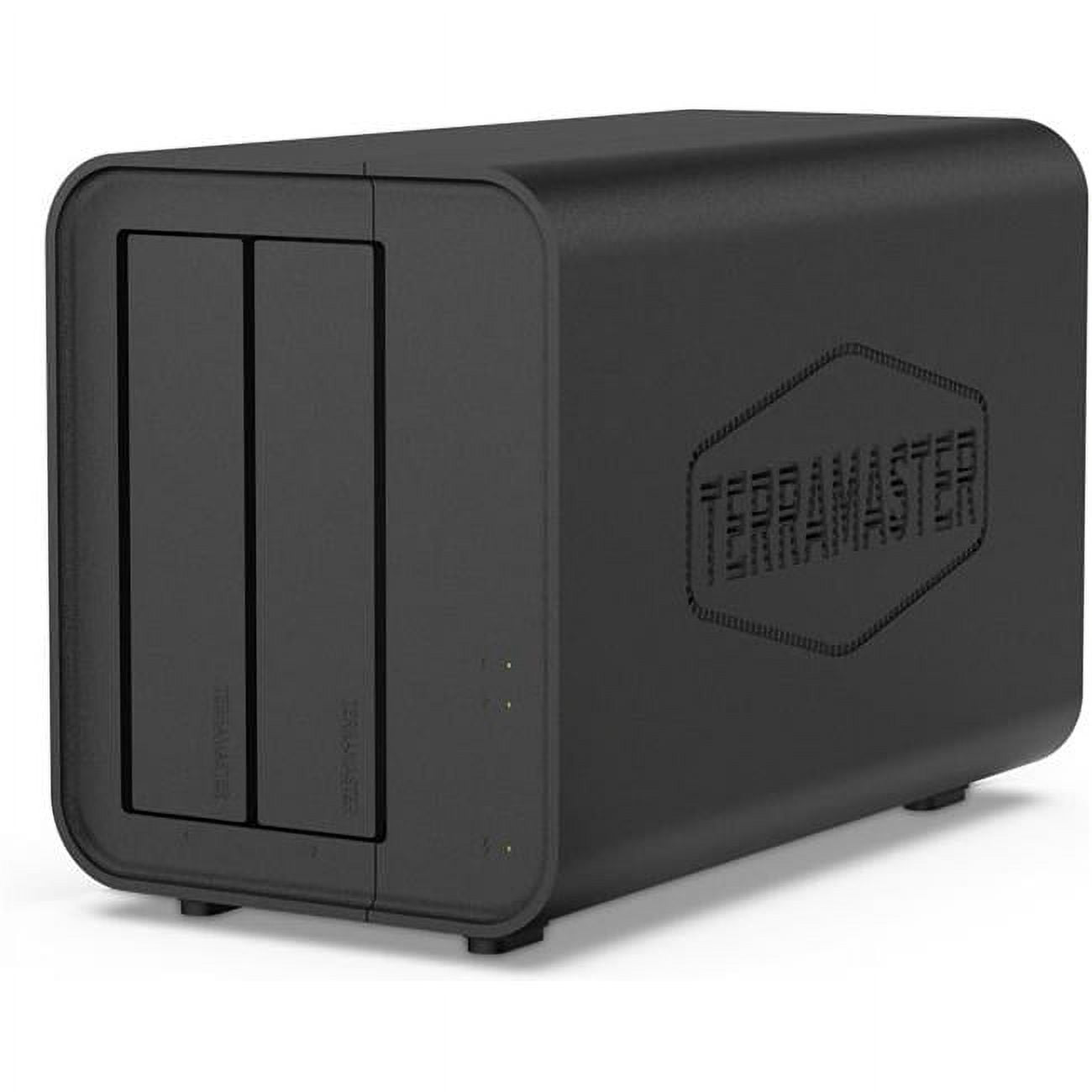 TerraMaster 2 Bay Quad Core CPU DDR4 RAM NAS Enclosure - Walmart.com