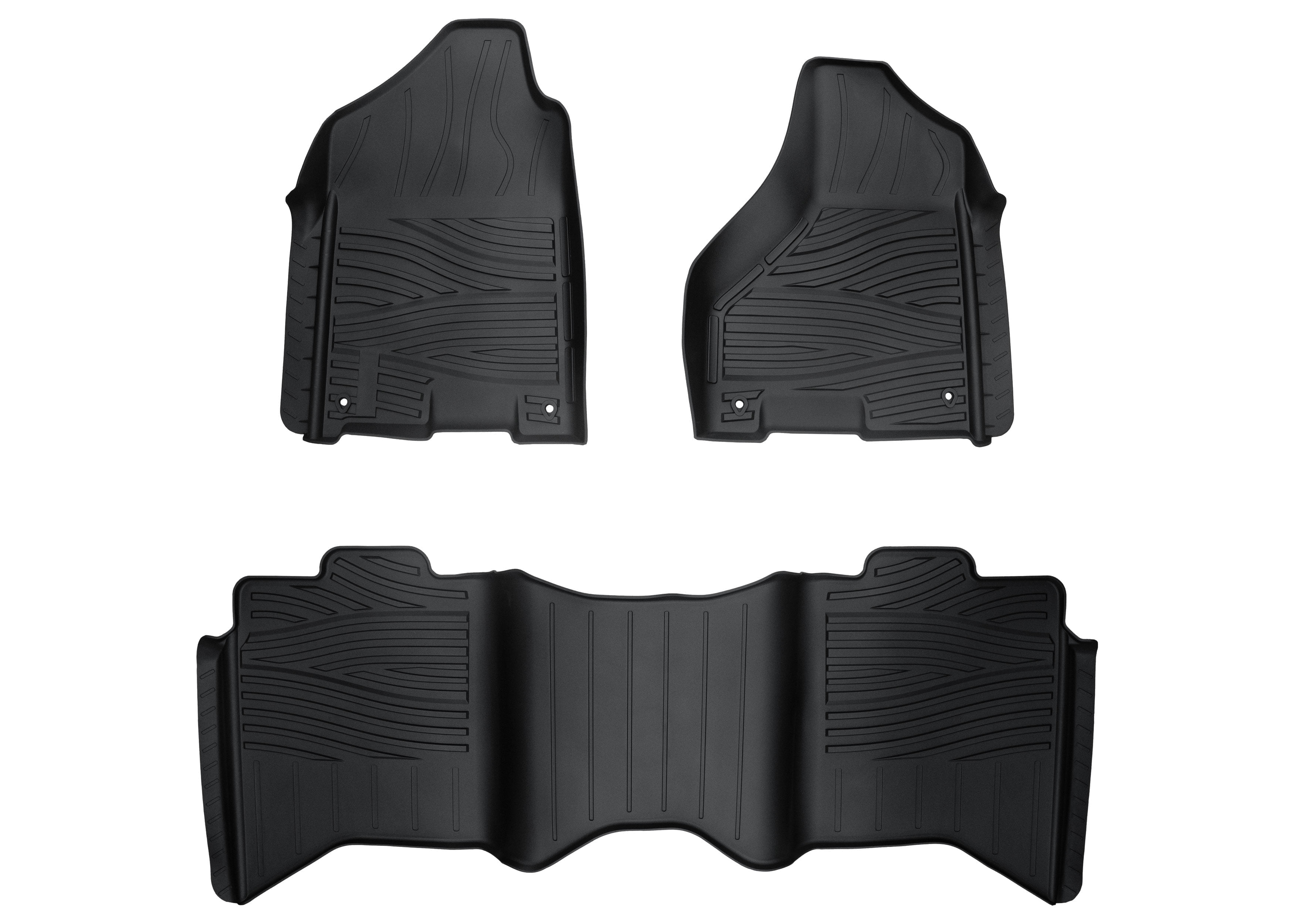 TerraMax Floor Mats Fits 2009-2018 Dodge Ram 1500 Crew Cab ...