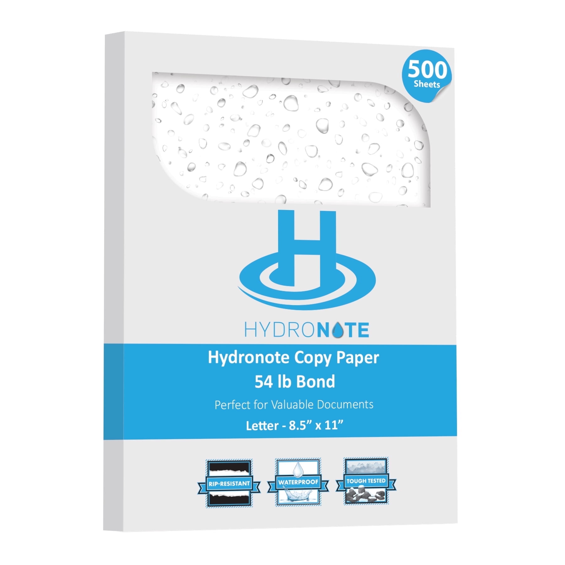 TerraSlate Waterproof Paper | Hydronote 54lb Bond | 8.5" x 11" Letter ...