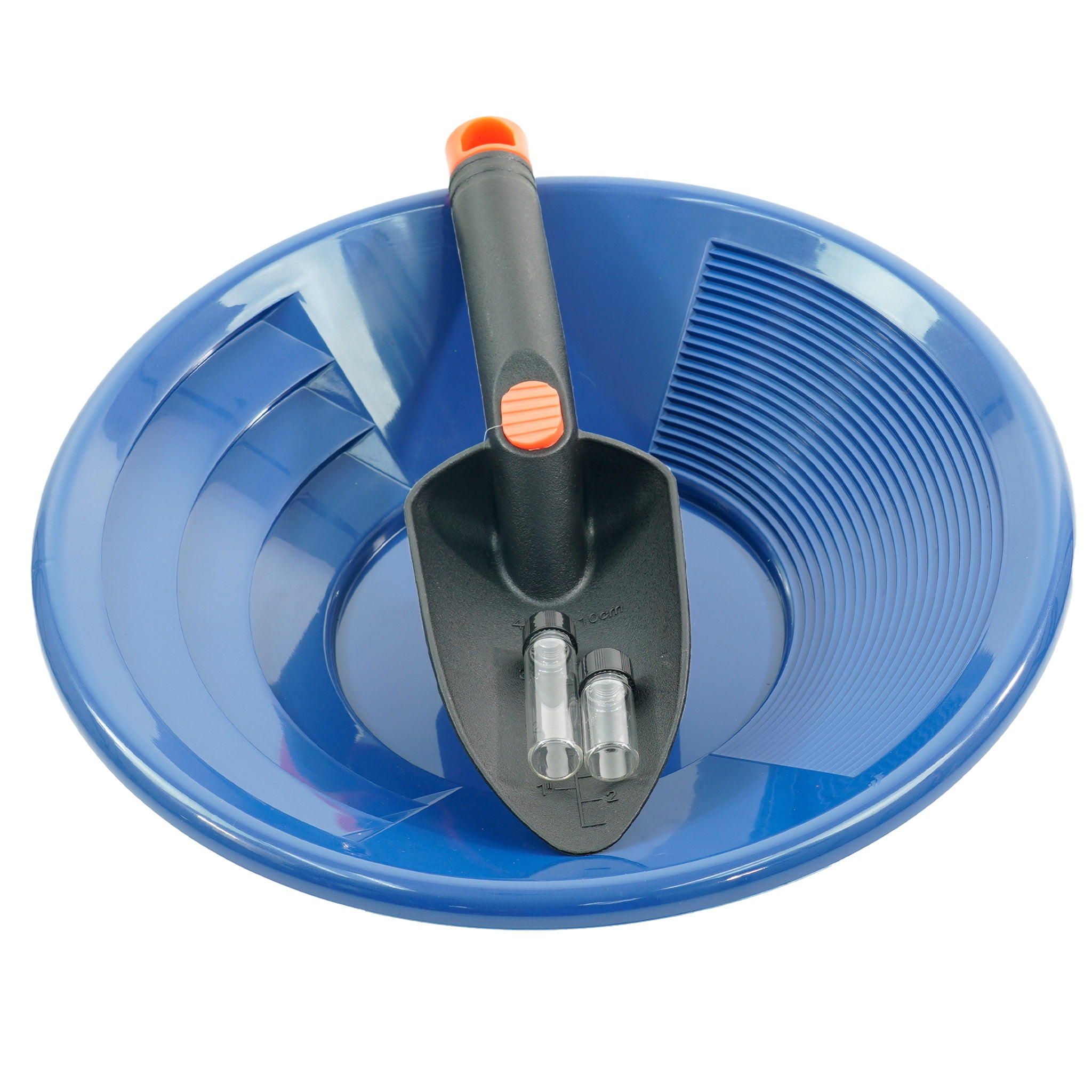 TerraX Dual Riffle Blue Gold Pan Set - 4 Piece Set - Walmart.com