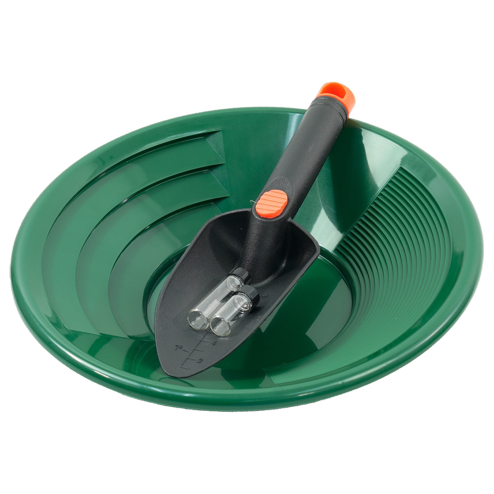 TerraX Dual Riffle Green Gold Pan Set - 4 Piece Kit (Green) - Walmart.com