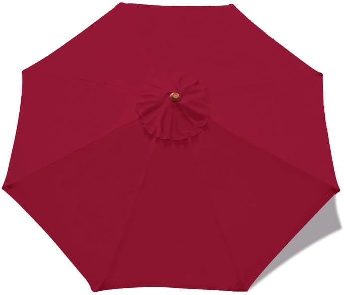 Terrace sunshade 10 foot replacement canopy, suitable for 8 umbrella ...
