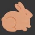 Terracotta Rabbit Shaped Brown Sugar Saver & Softener Disc, Reusable ...