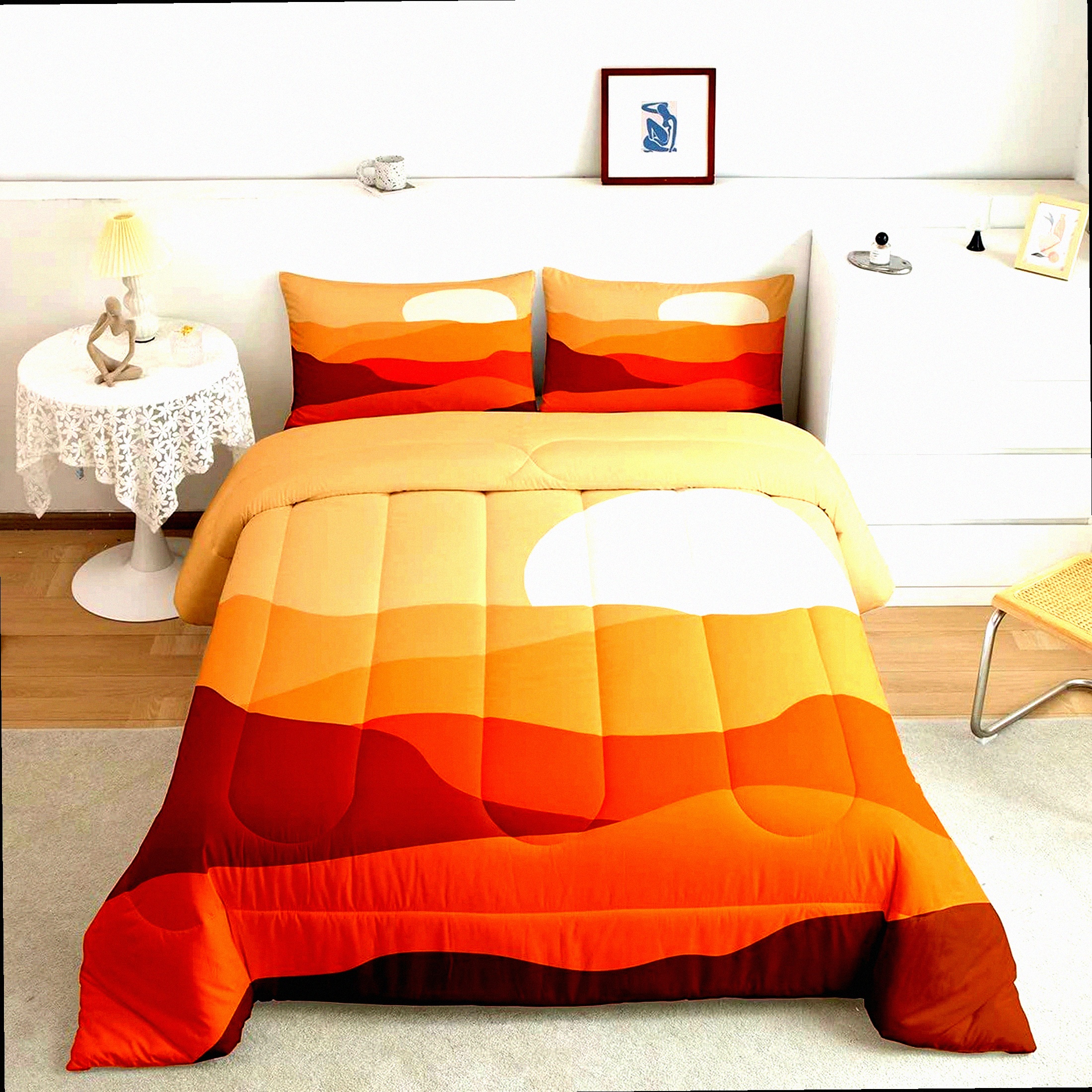 Terracotta Sunset Mountain Comforter Set - Walmart.com