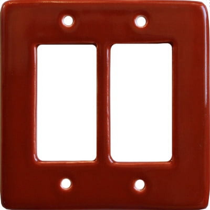 Terracotta Talavera Double Decora Switch Plate - Walmart.com