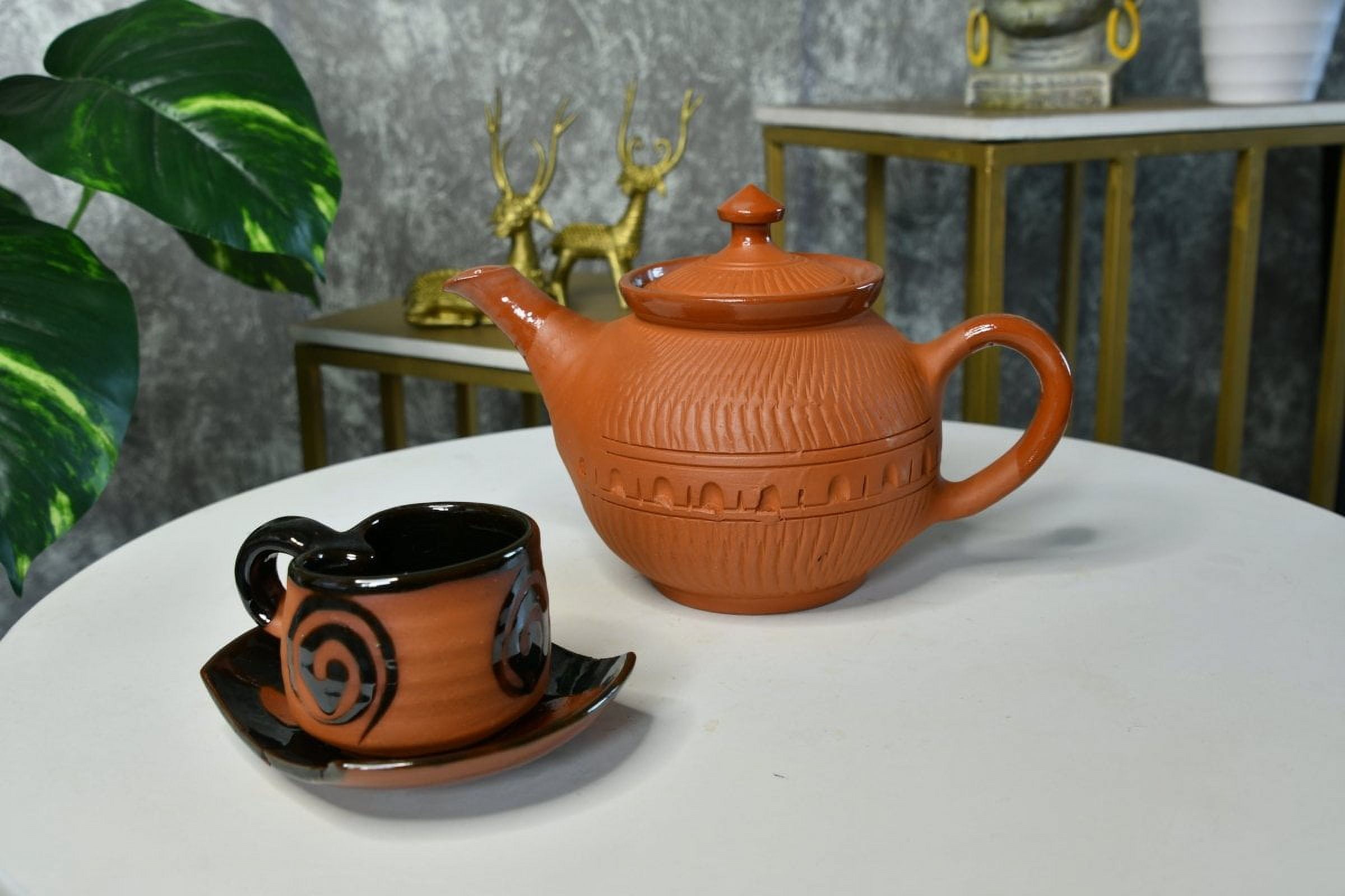 Terracotta Tea Cup Leaf - Walmart.com