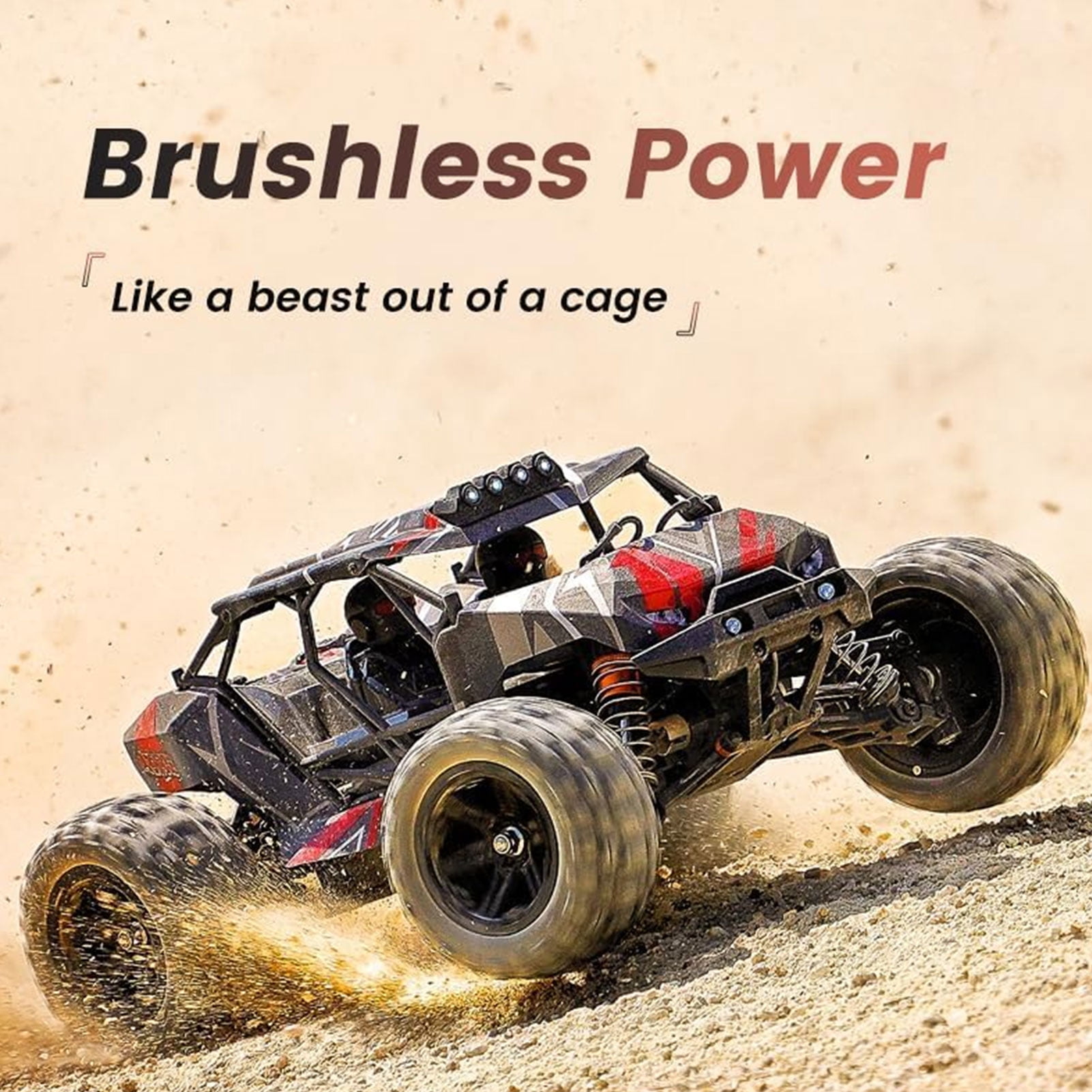 All Terrain 1: 14 Full Scale RC Car with 1 Battery, 52KM/H High Speed ...