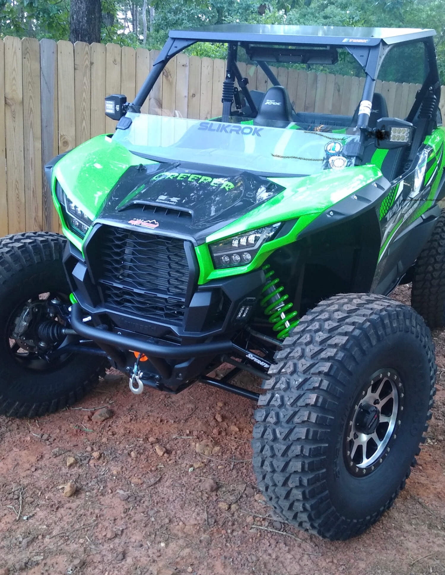 All Terrain Concepts - Winch Bumper compatible with Kawasaki KRX Pre ...
