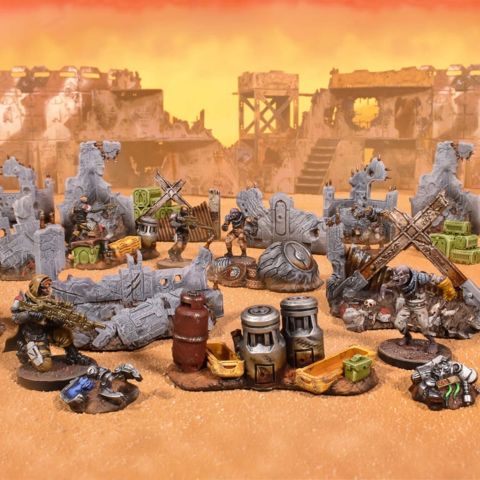 Terrain Crate Deadzone Ruins - Walmart.com