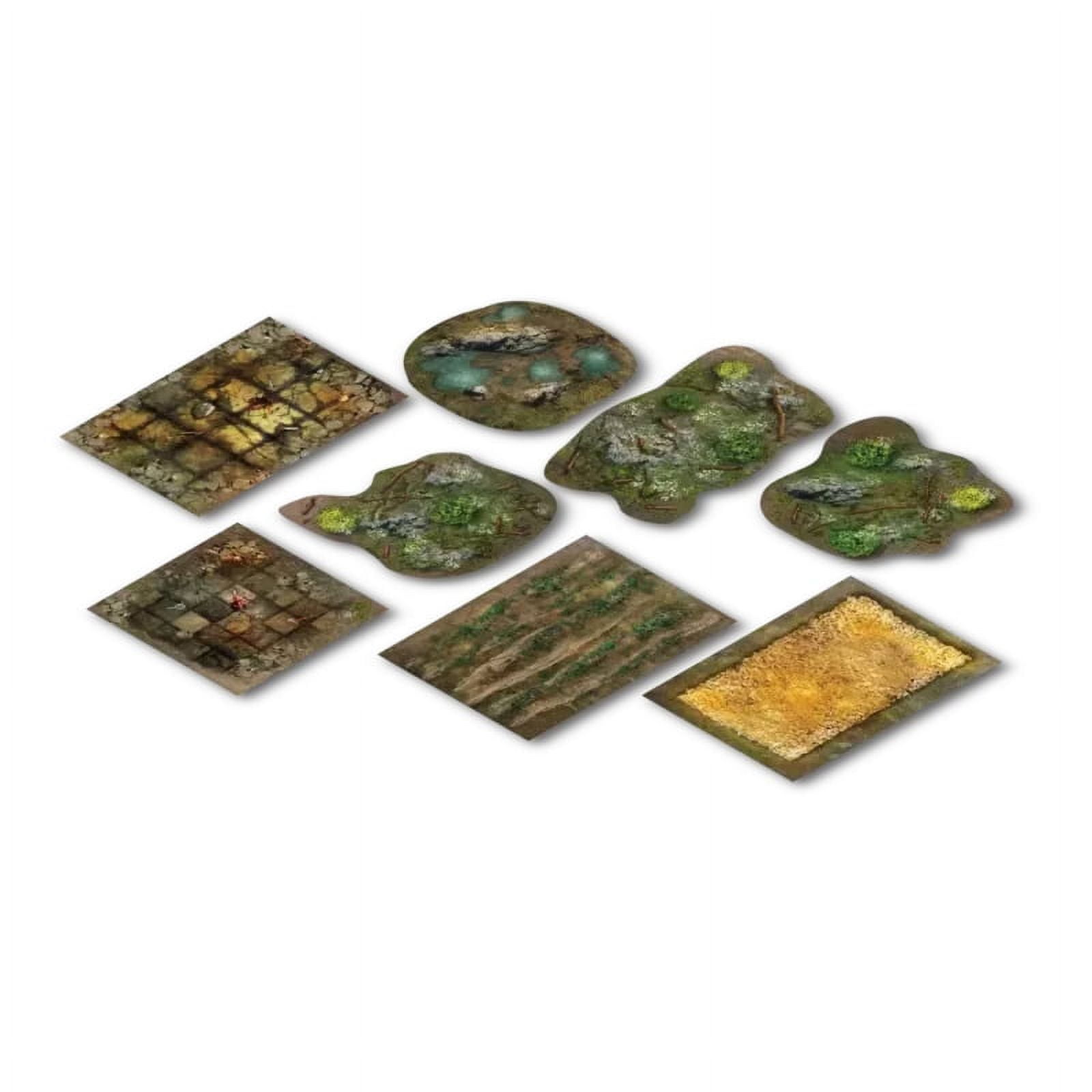 Terrain Crate Fantasy 2D Neoprene Gaming Templates (8) - Walmart.com