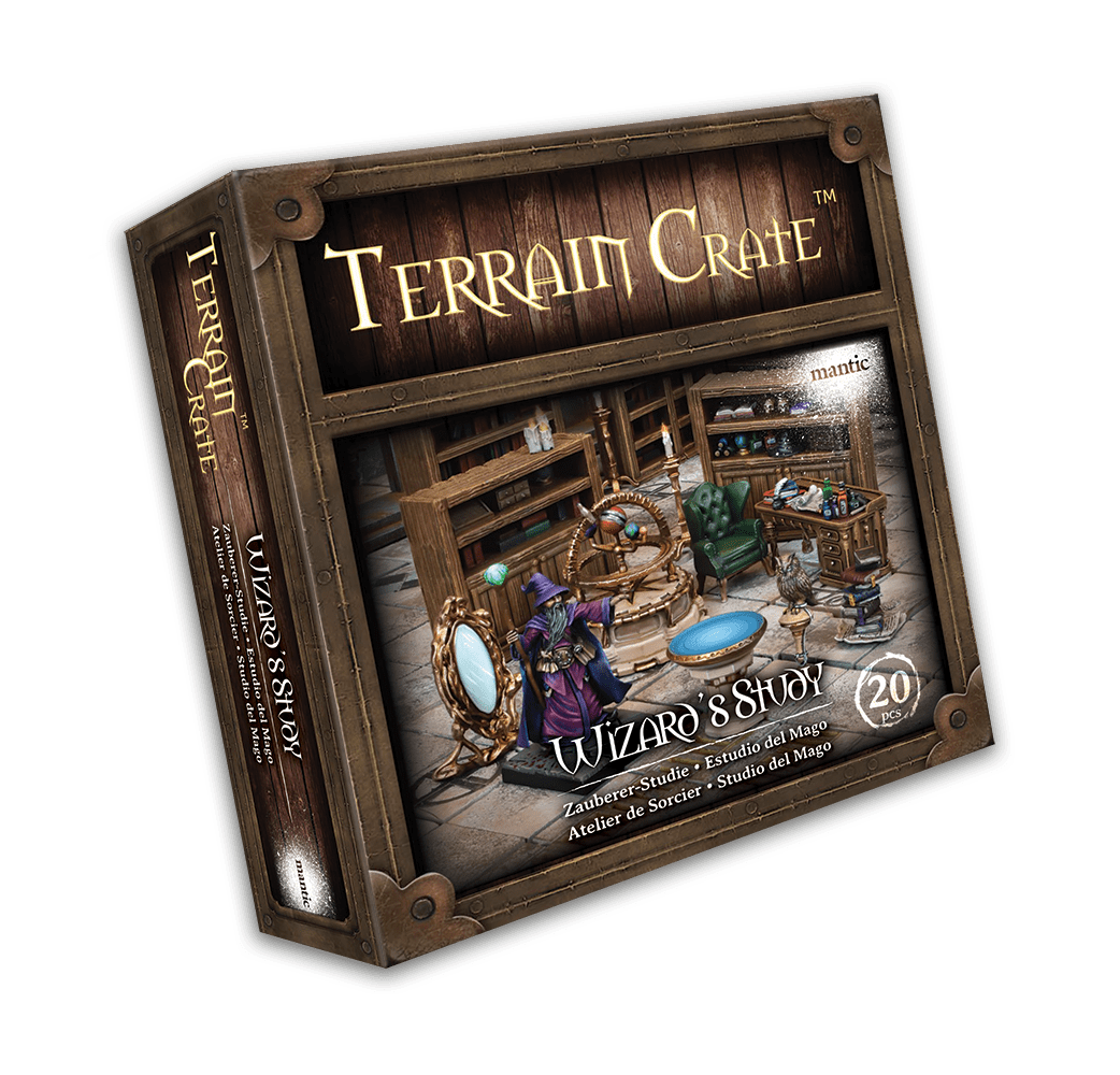 Terrain Crate Wizard's Study - 25-32mm Dungeon Scenery Hard Plastic ...