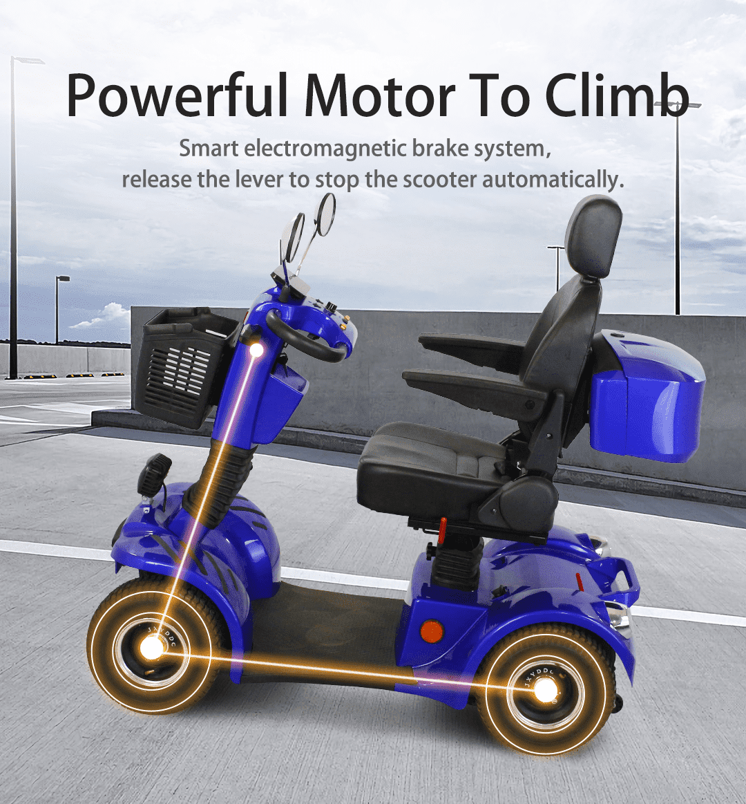 All Terrain Mobility Scooters for Seniors & Adults 300lbs Capacity ...
