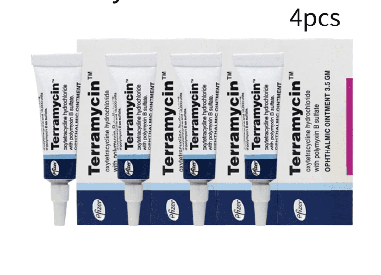 Terram-ycin eye ointment for cats,4 Packs dogs & horses Antibiotic ...
