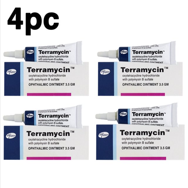 Terramycin Eye Ointment for Cats, Dogs & Horses Antibiotic Ointment Eye ...