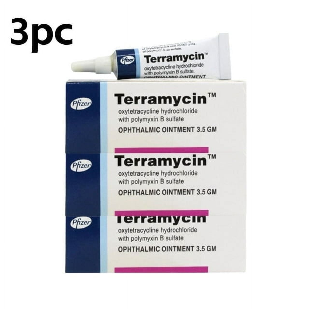 Terramycin Eye Ointment for Cats, Dogs & Horses: Antibiotic Treatment ...