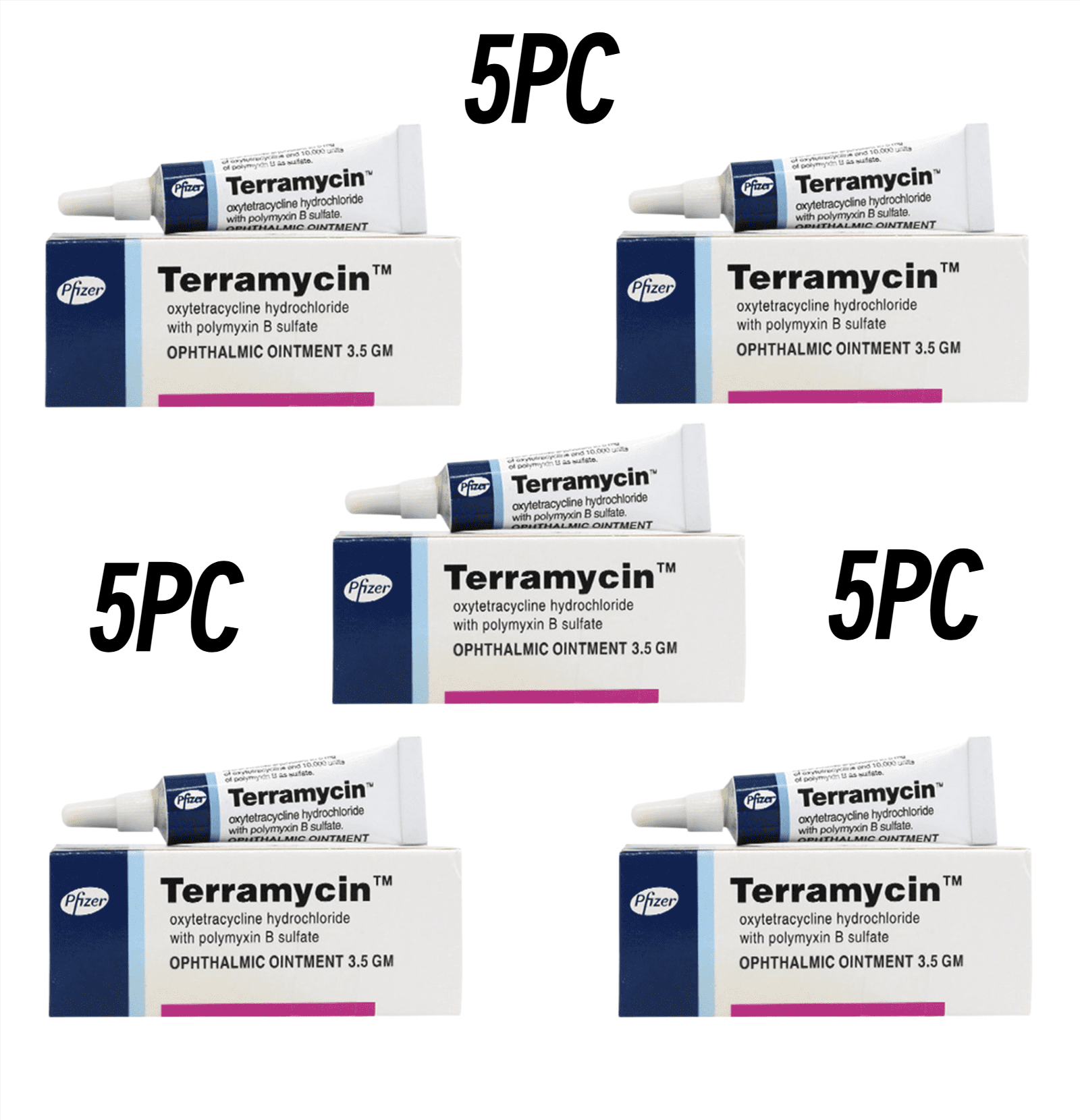 Terramycin Eye Ointment for Cats, Dogs & Horses: Antibiotic Treatment ...