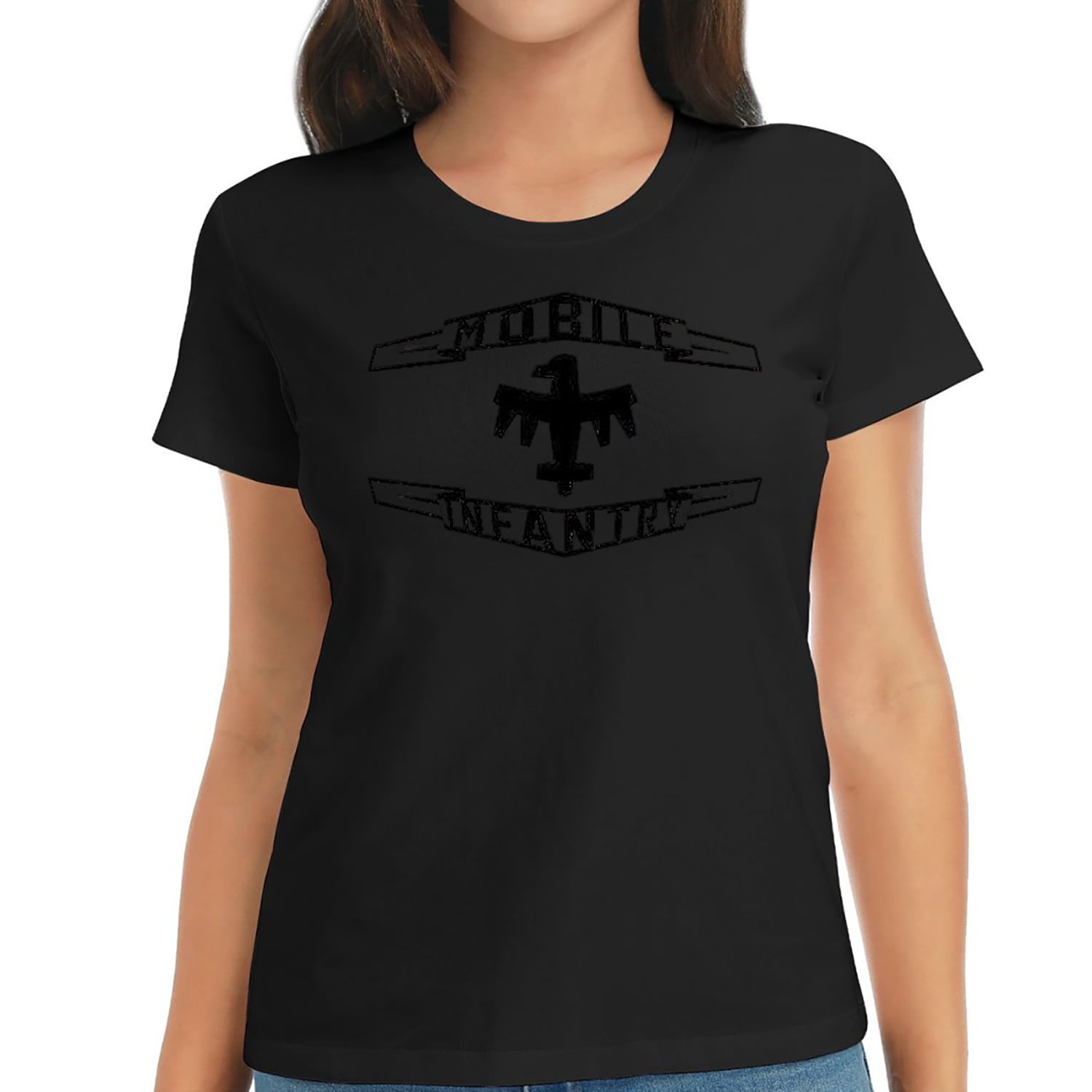 Terran Mobile Infantry Federation Flag Starship Vintage Graphic Tee T ...