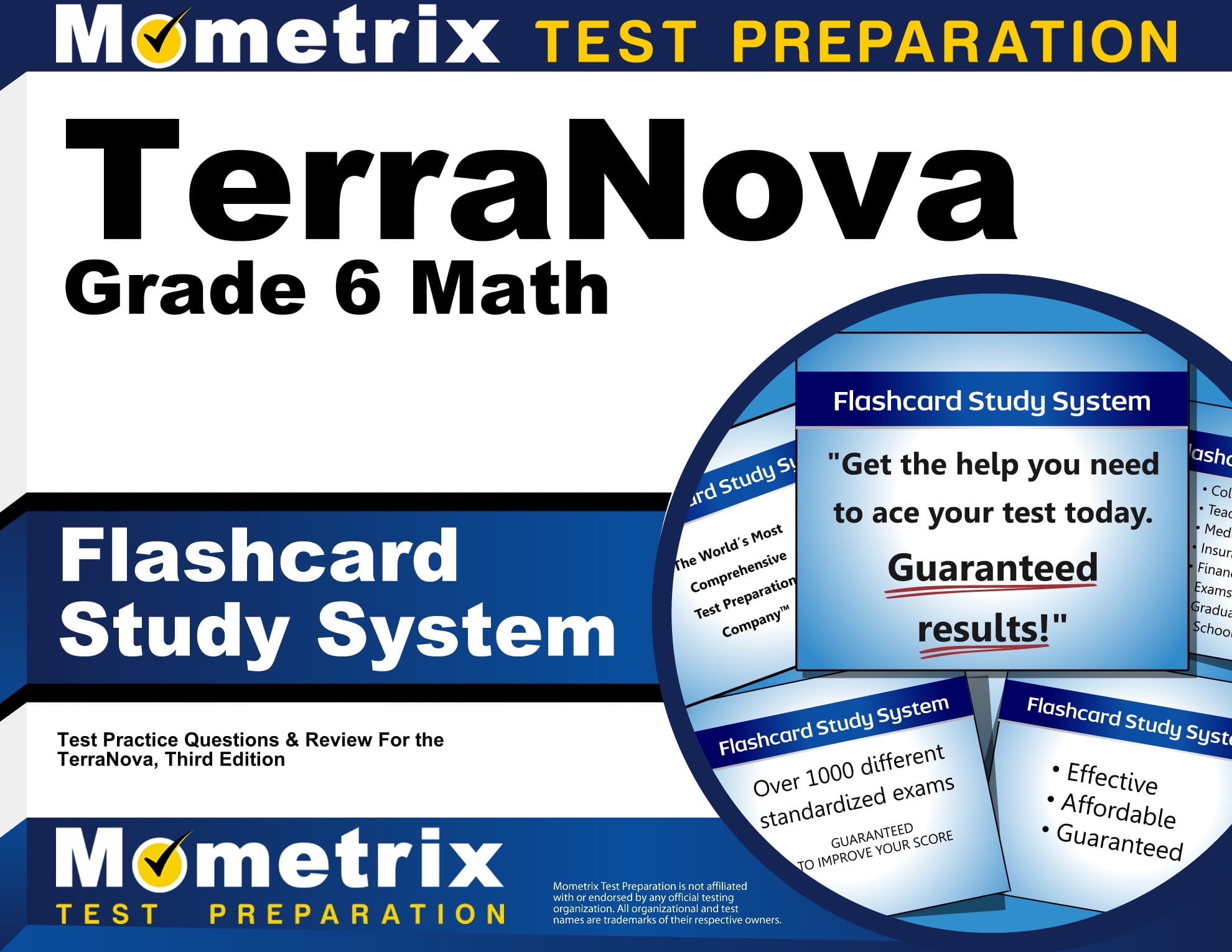 Terranova Grade 6 Mathematics Flashcard Study System : Terranova Test ...