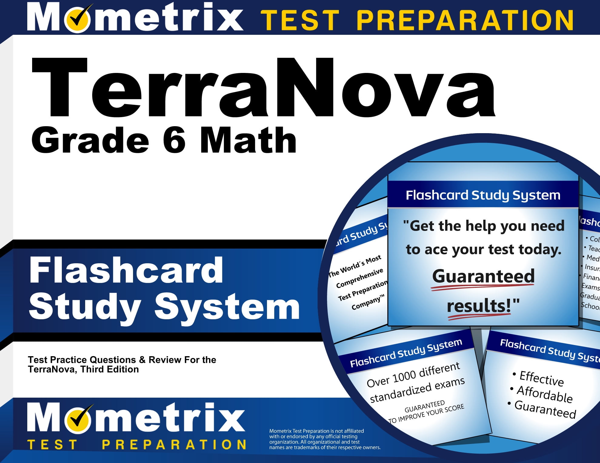 Terranova Grade 6 Mathematics Flashcard Study System : Terranova Test ...