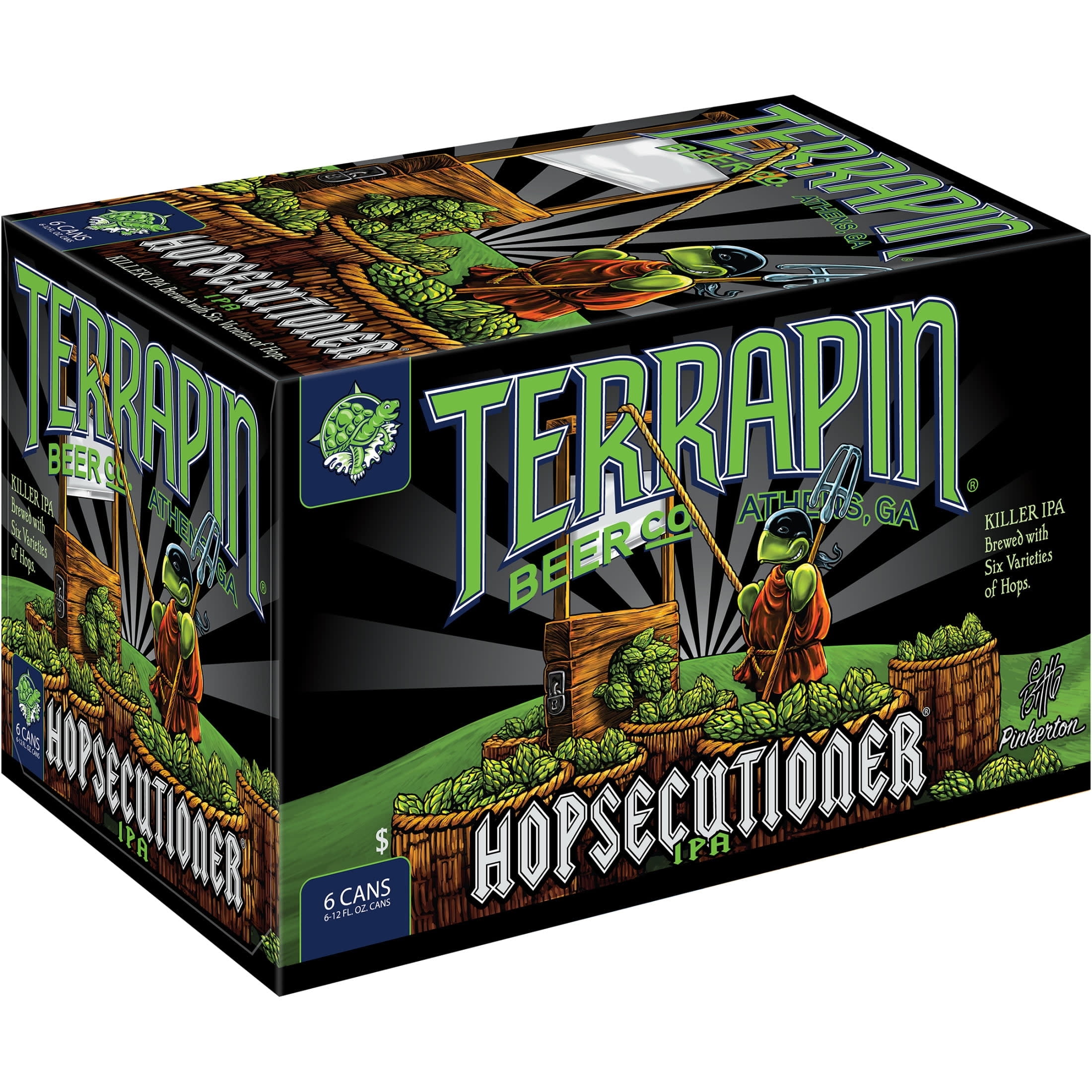 Terrapin Beer Company, Hopsecutioner, IPAs, Craft Beer, 6 Pack, 12 fl ...