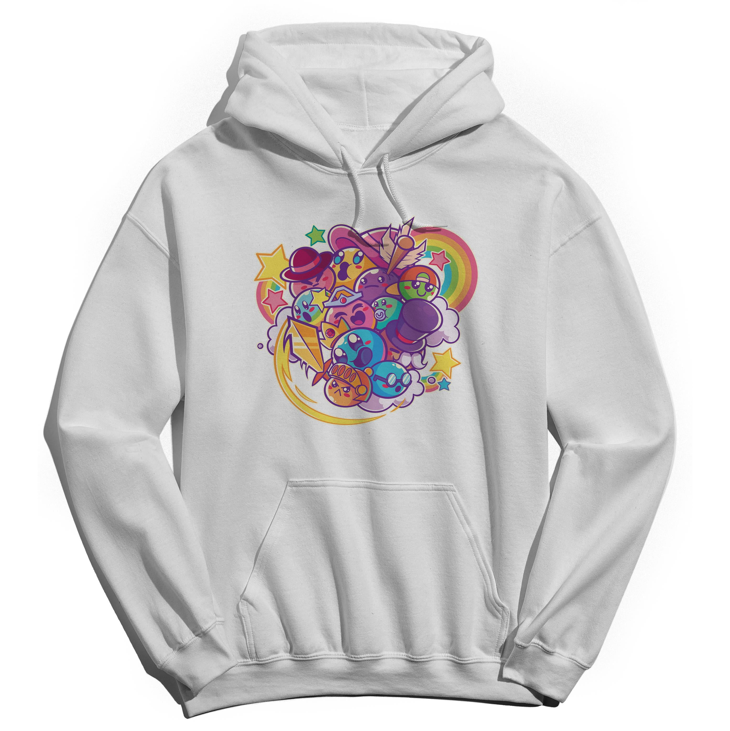 Terraria Aw Ho M Pur Papl Graphic White Men's Cotton Pullover Hoodie ...