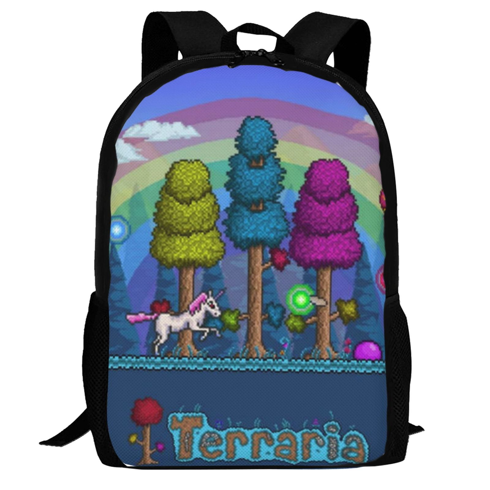 Terraria Backpack, 3d Printed Laptop Backpack, Water Resistant Computer ...