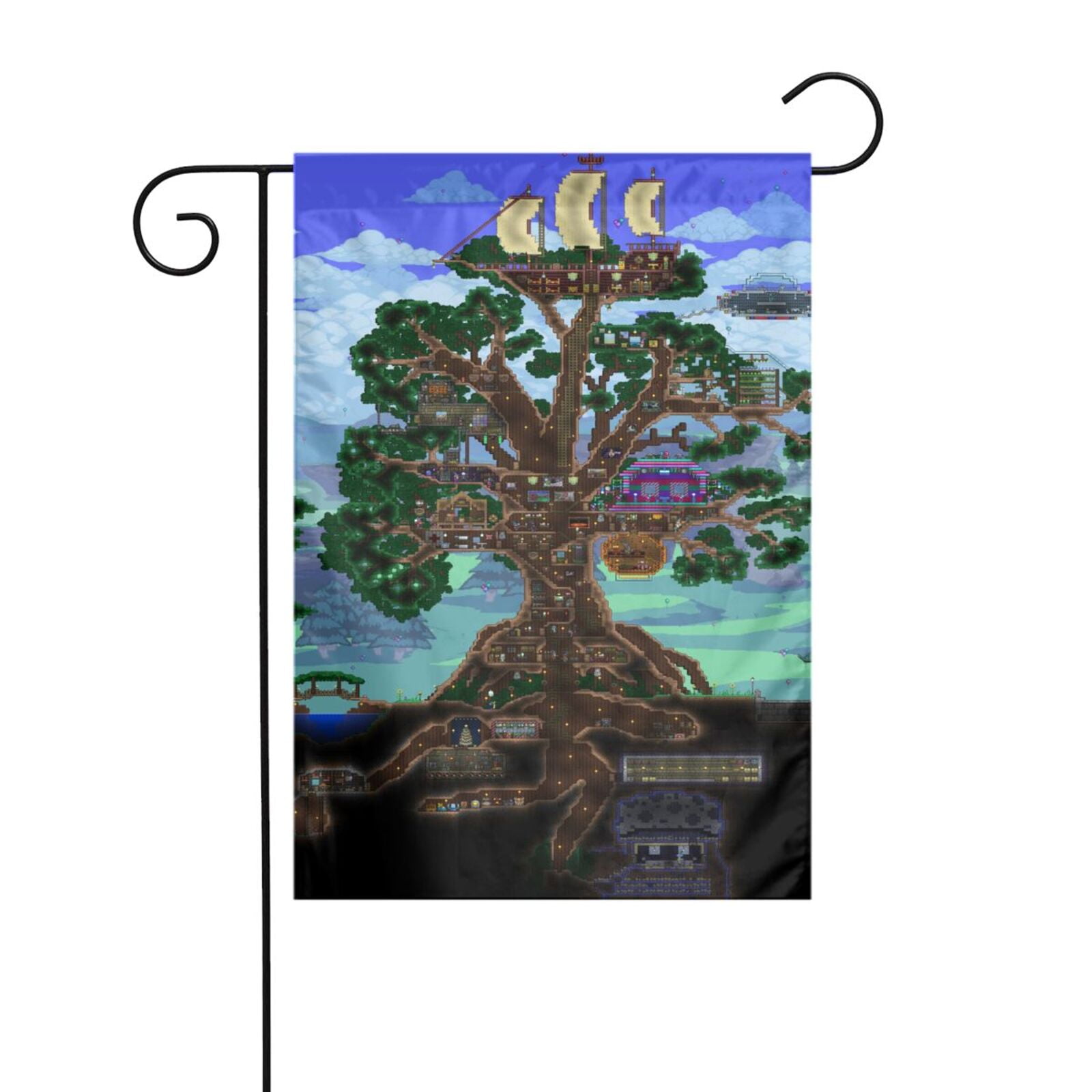 Terraria Garden Flag Vertical Double Sided Rustic Farmland Yard Lawn ...