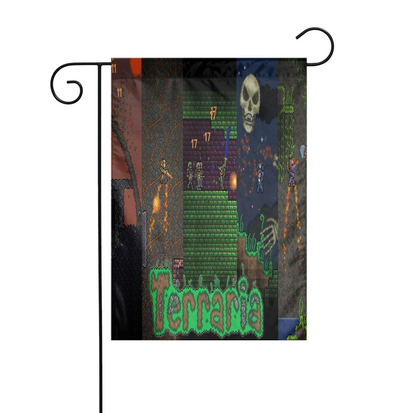 Terraria Garden Flag Vertical Double Sided Rustic Farmland Yard Lawn ...