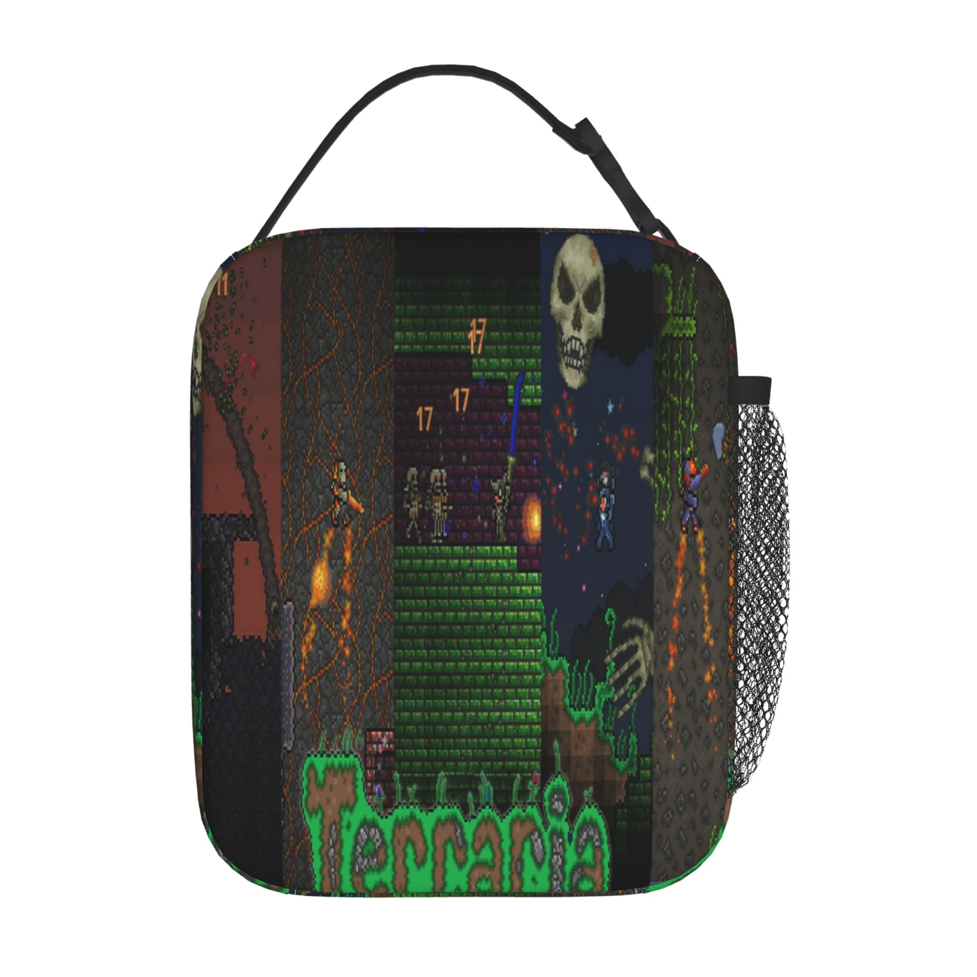 Terraria Lunch Bag Cute Kawaii Insulated Lunch Box With Compartments ...