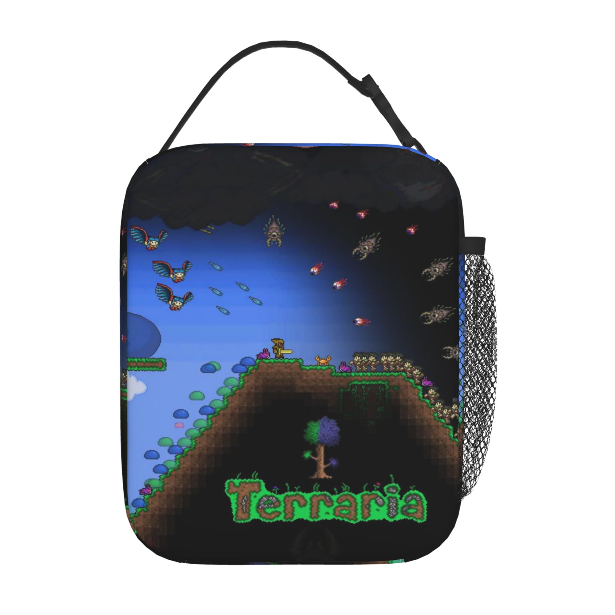 Terraria Lunch Bag Cute Kawaii Insulated Lunch Box With Compartments ...