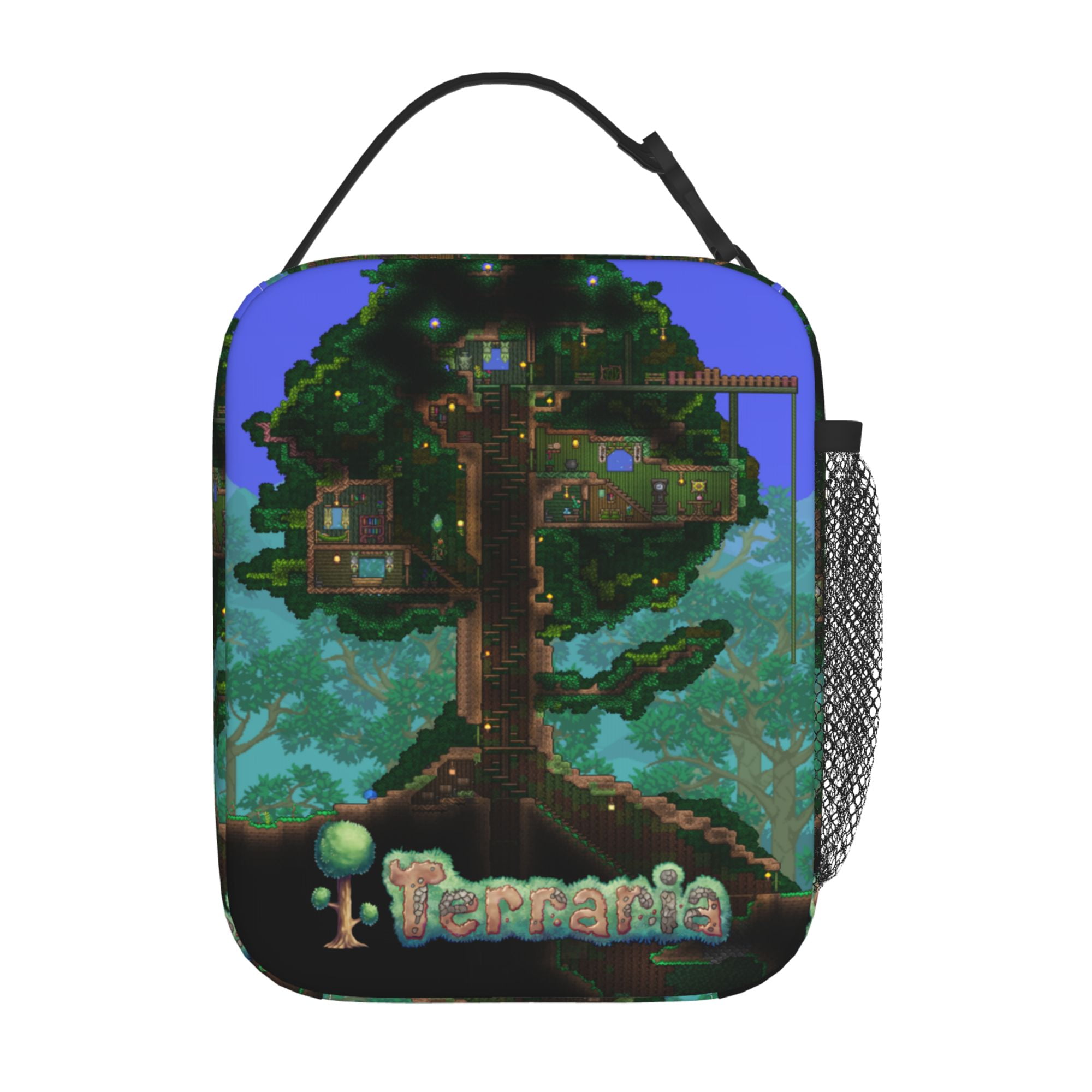 Terraria Lunch Bag Cute Kawaii Insulated Lunch Box With Compartments ...