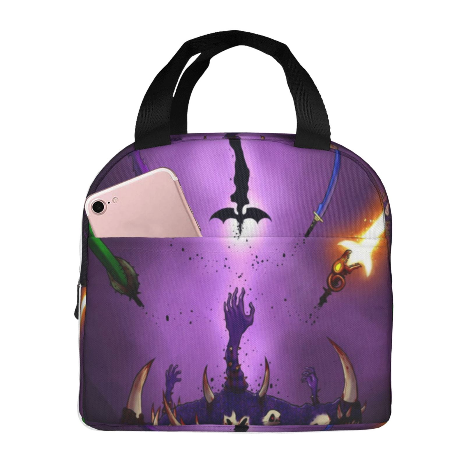 Terraria Lunch Bag Kawaii Anime Reusable Cooler Bag Lunch Box ...