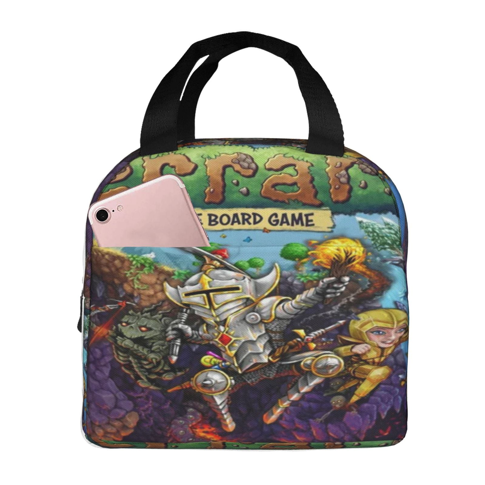 Terraria Lunch Bag Kawaii Anime Reusable Cooler Bag Lunch Box ...