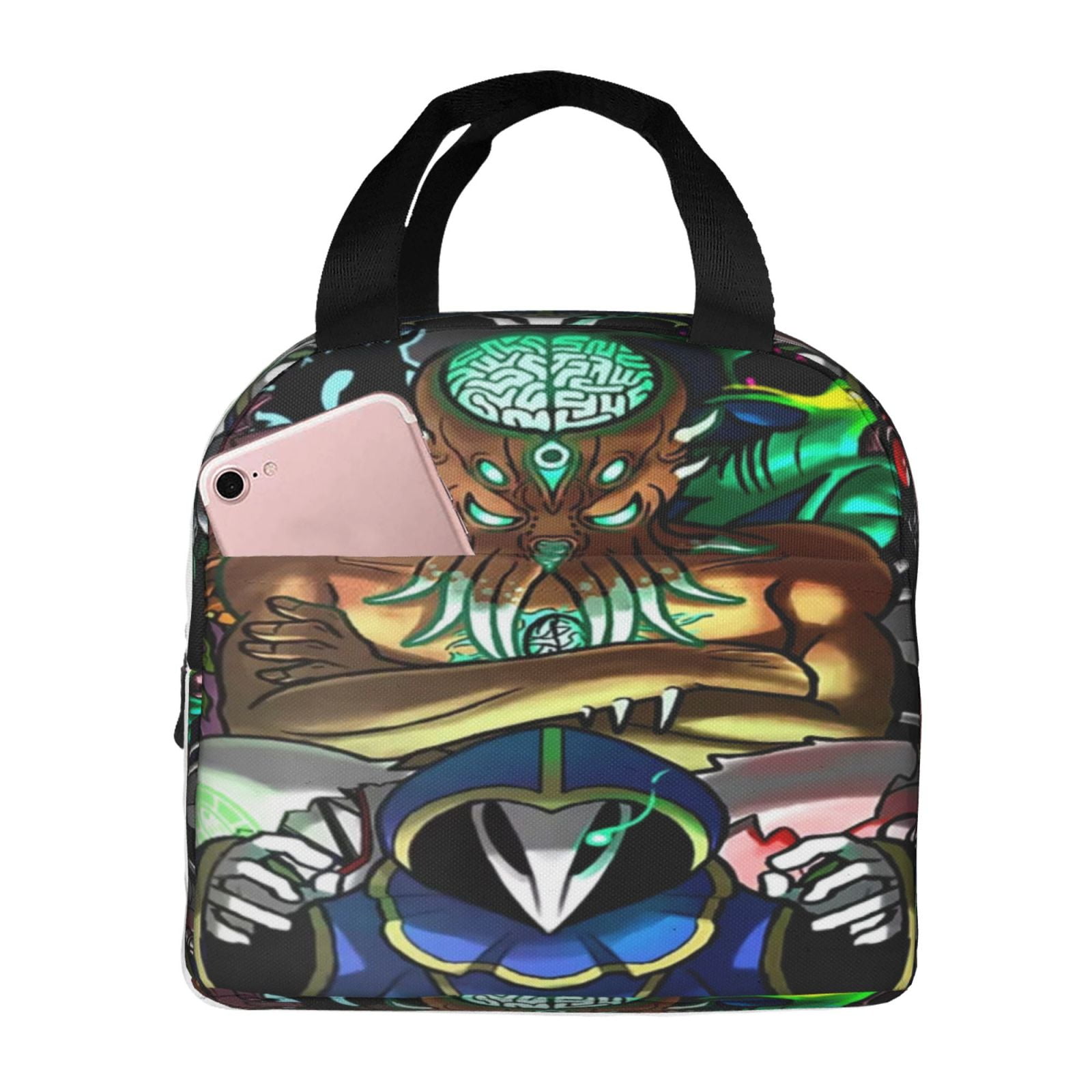 Terraria Lunch Bag Kawaii Anime Reusable Cooler Bag Lunch Box ...