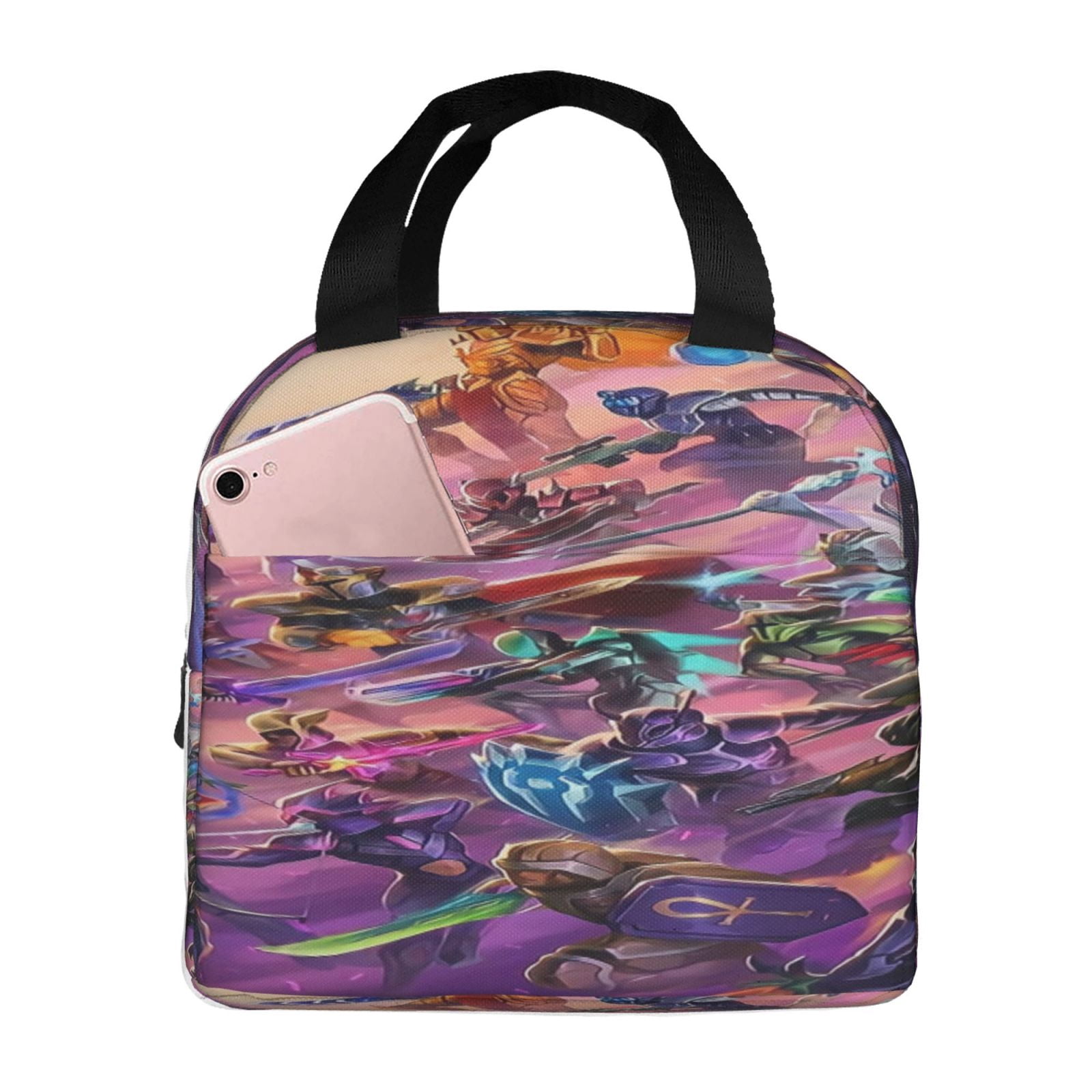 Terraria Lunch Bag Kawaii Anime Reusable Cooler Bag Lunch Box ...