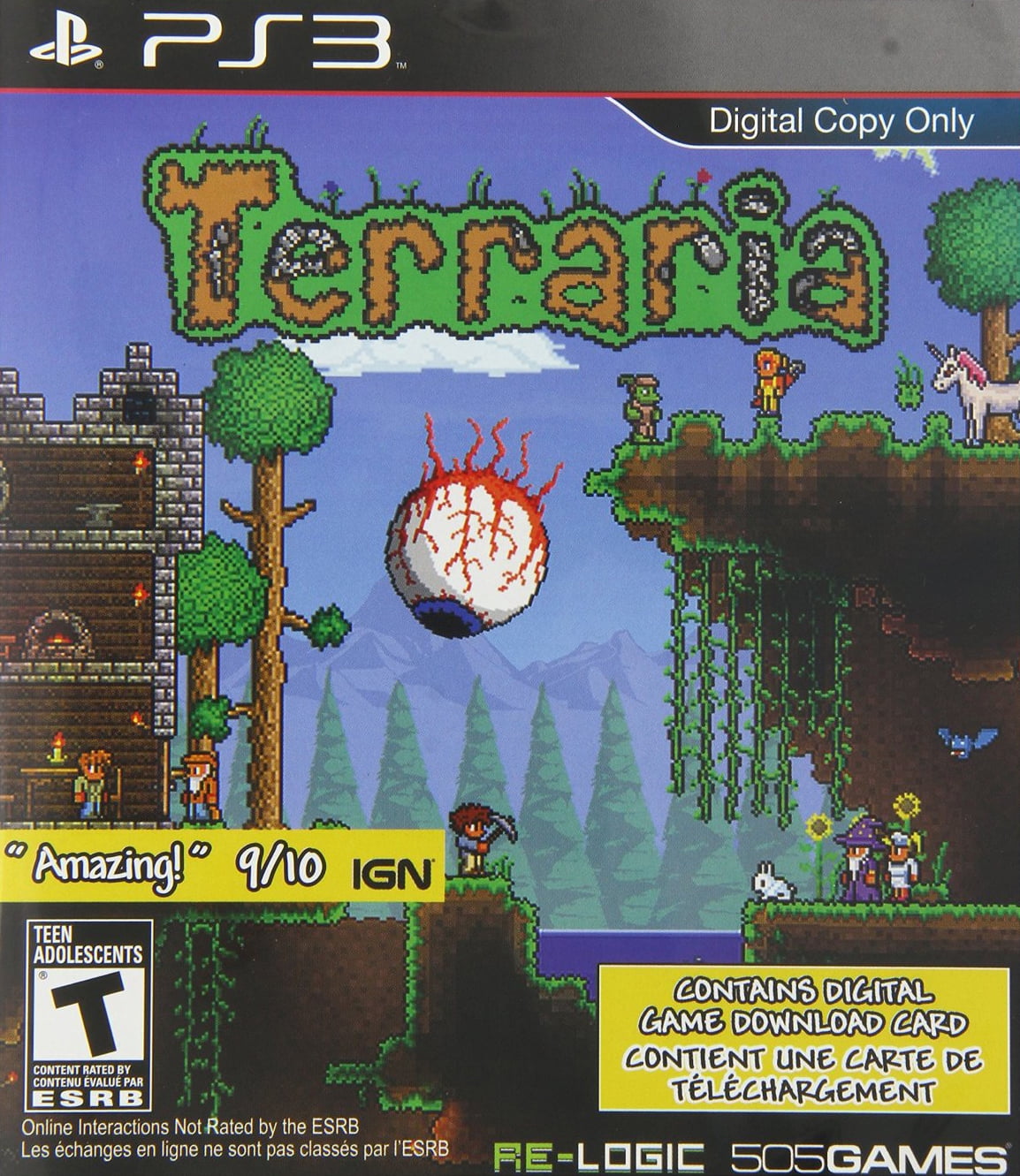 Terraria PS3 - English and French Version, 505 Games, 812872018737 ...