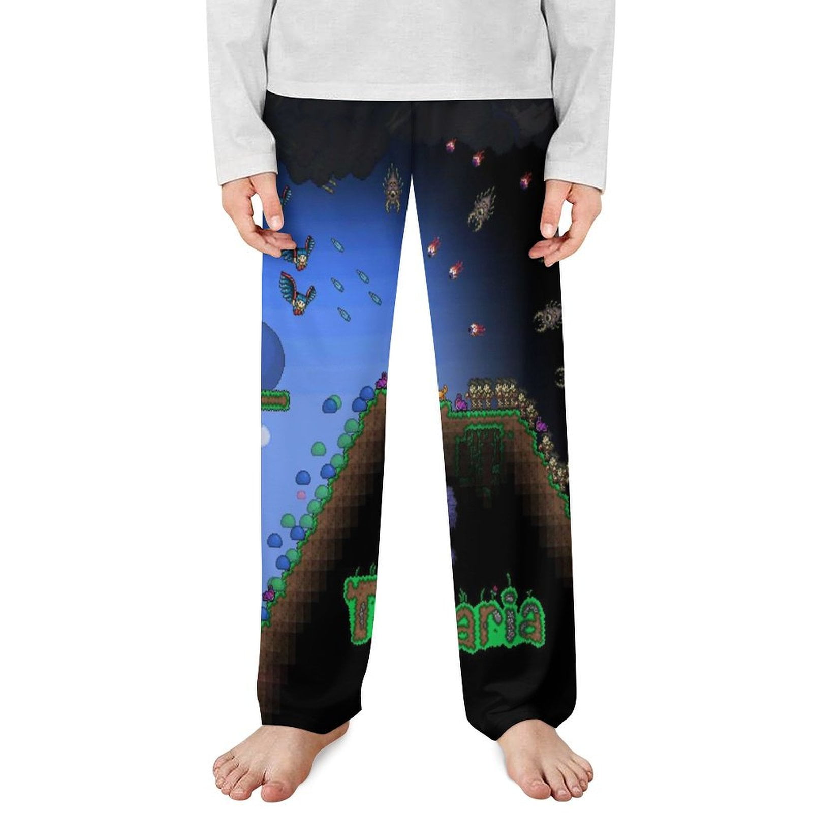 Terraria Pajamas for Boys Girls Cute Cartoon Print Kawaii Casual Sleep ...