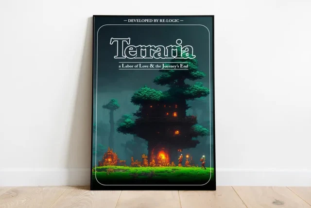 Terraria Poster Print Gaming Poster Room Decor Wall Decor NO FRAMED ...