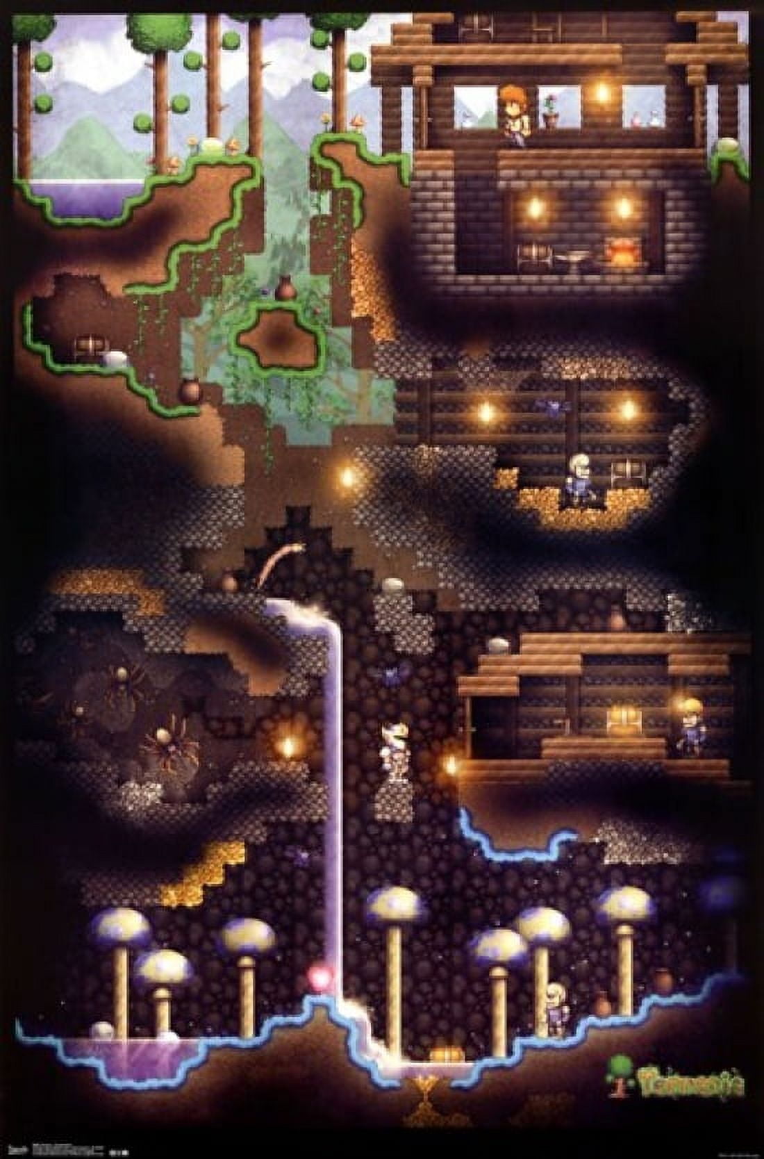 Terraria - Screenshot Poster Print (24 x 36) - Walmart.com