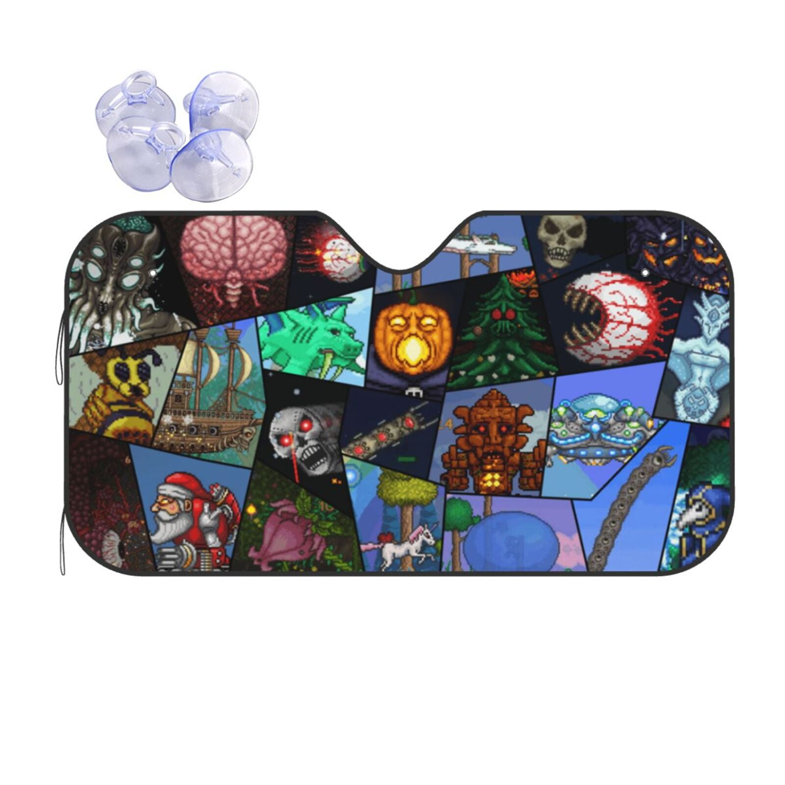 Terraria Windshield Sun Shade Front Protector Folding Car Sun Visor ...