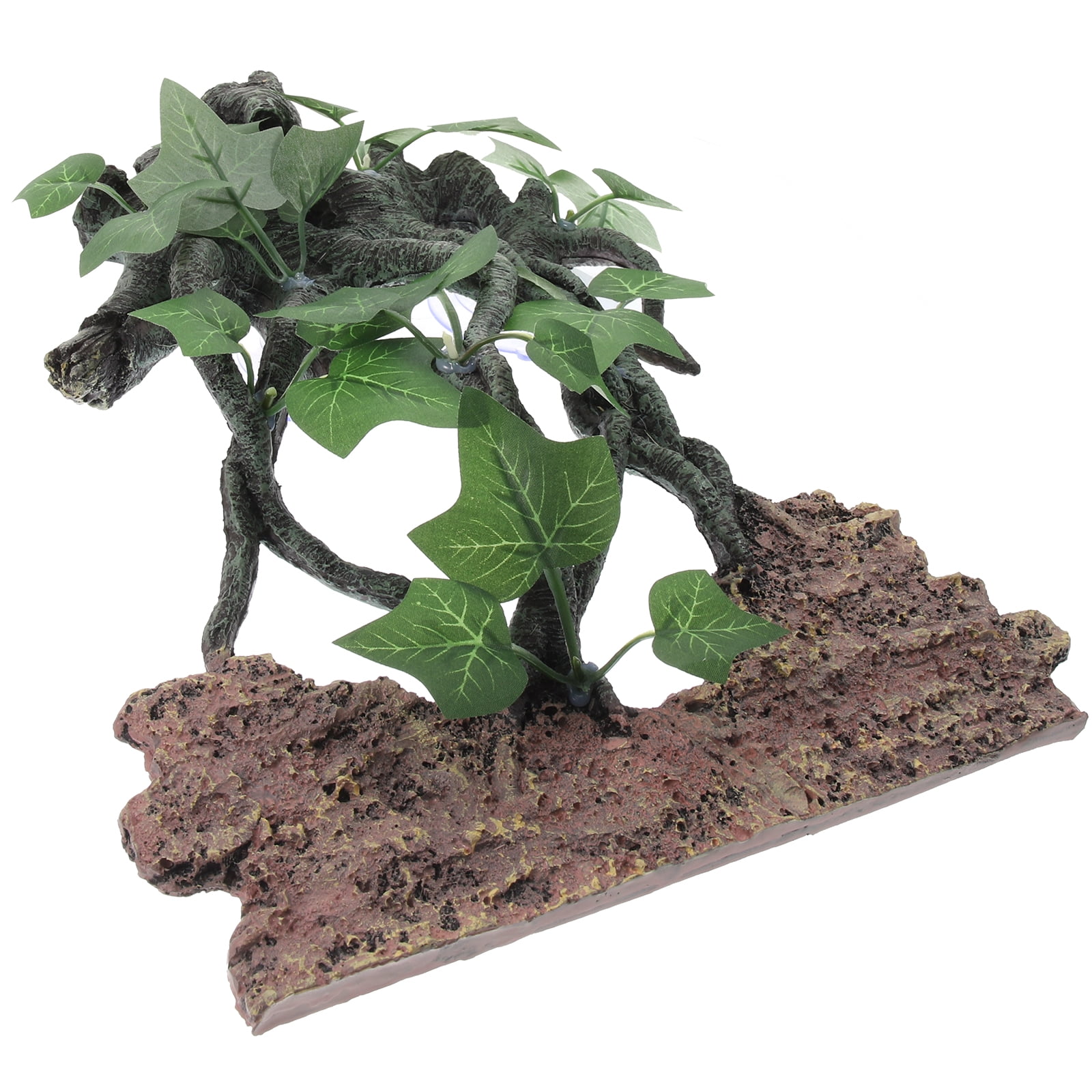 LITINKIMI Resin Reptile Corner Branch Multi Terrarium Aquarium 1 Set 8 ...