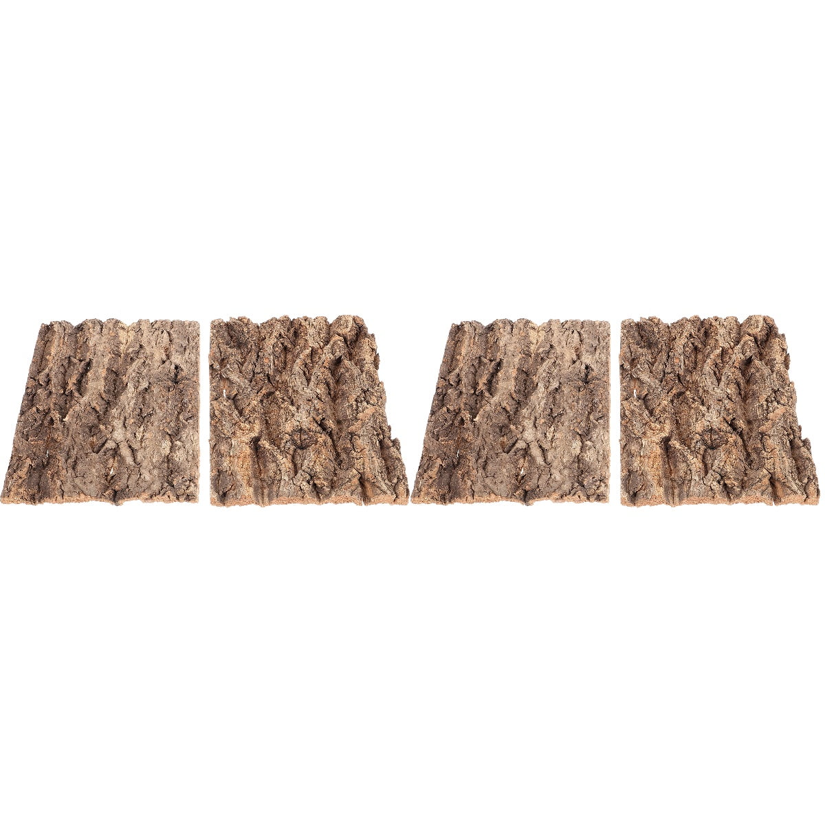 TOYMYTOY Reptile Bark Decor Bark 4Pcs 7.7X5.8in For Terrarium Reptile ...