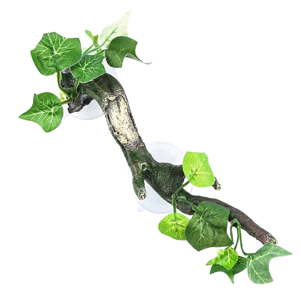 Terrarium Plant Decoration, Reptile Corner Branch Climbing Terrarium ...