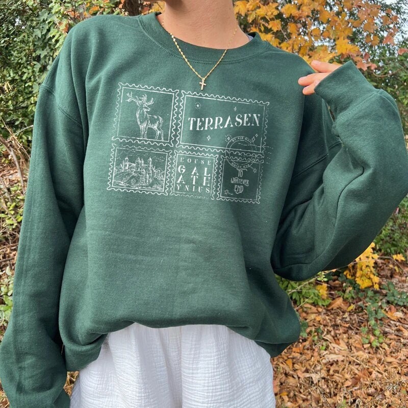 Terrasen Sweatshirt | Throne Of Glass Aelin Galathynius Shirt Rowan ...