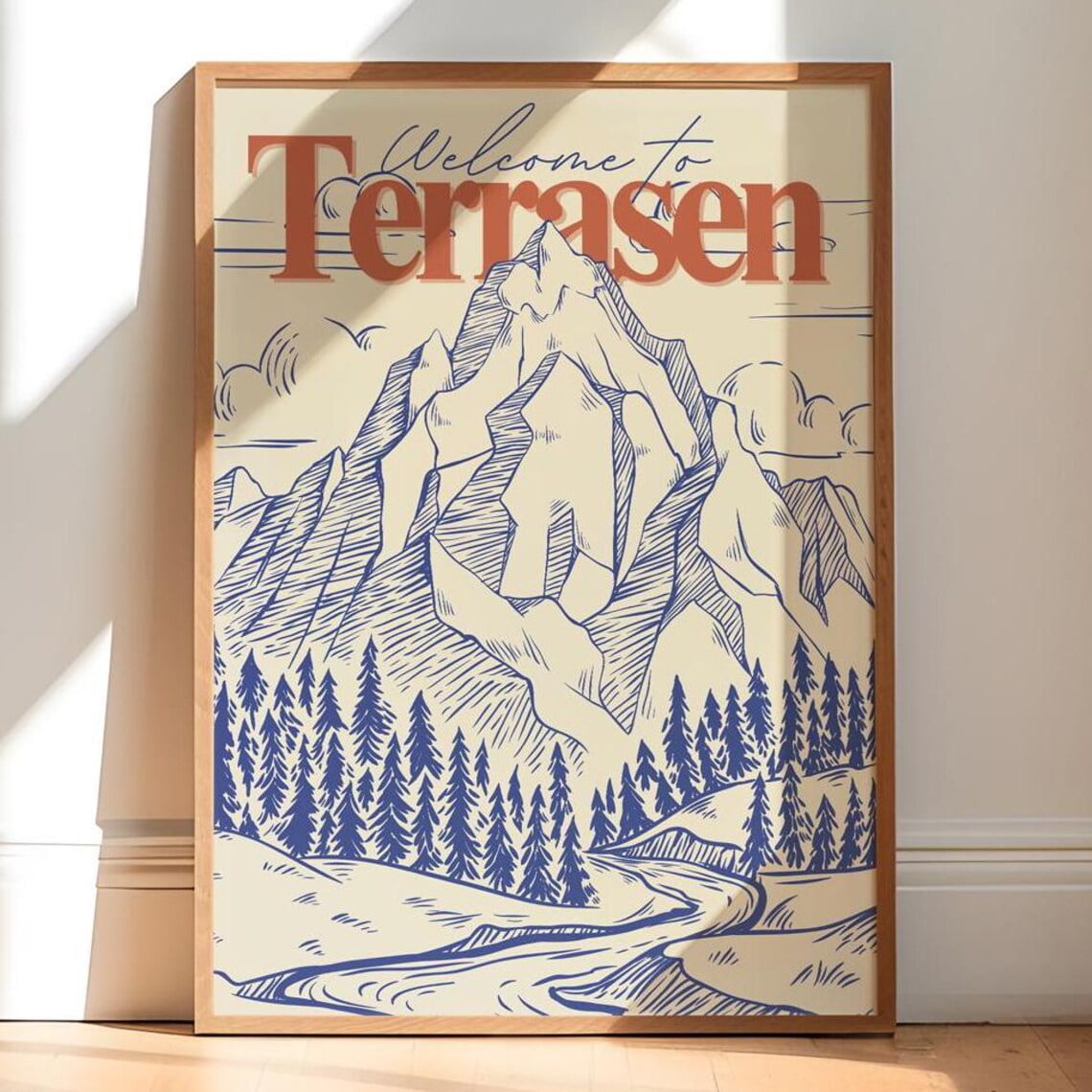 Terrasen, Tog, Sarah J Maas Inspired, Art Print, Bookish Quote, Boho ...