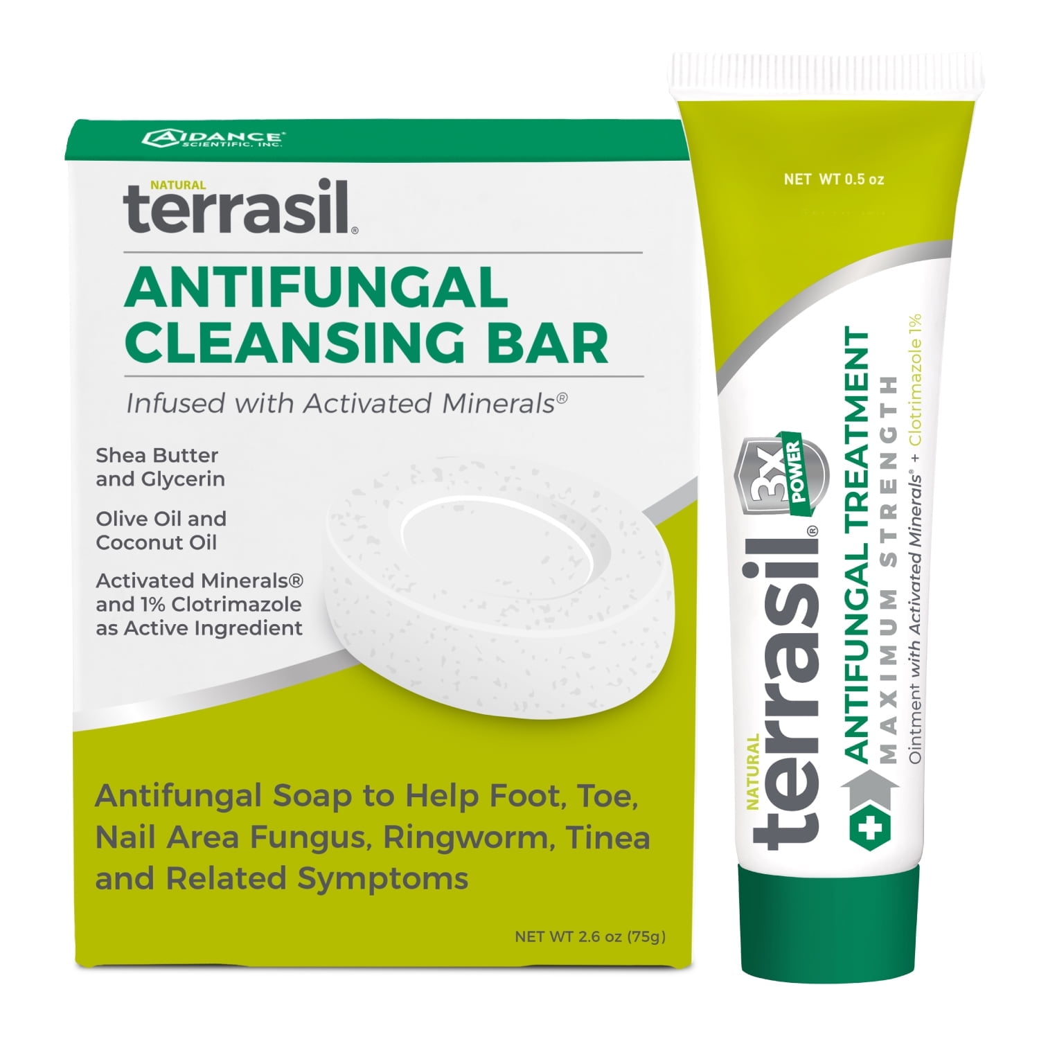 Terrasil Antifungal Treatment Kit - Clotrimazole 1% Anti-Fungal ...